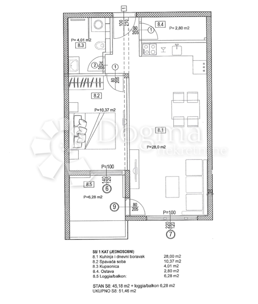 Stan prodaja | SEGET DONJI (SEGET), SPLITSKO-DALMATINSKA | Dogma ...